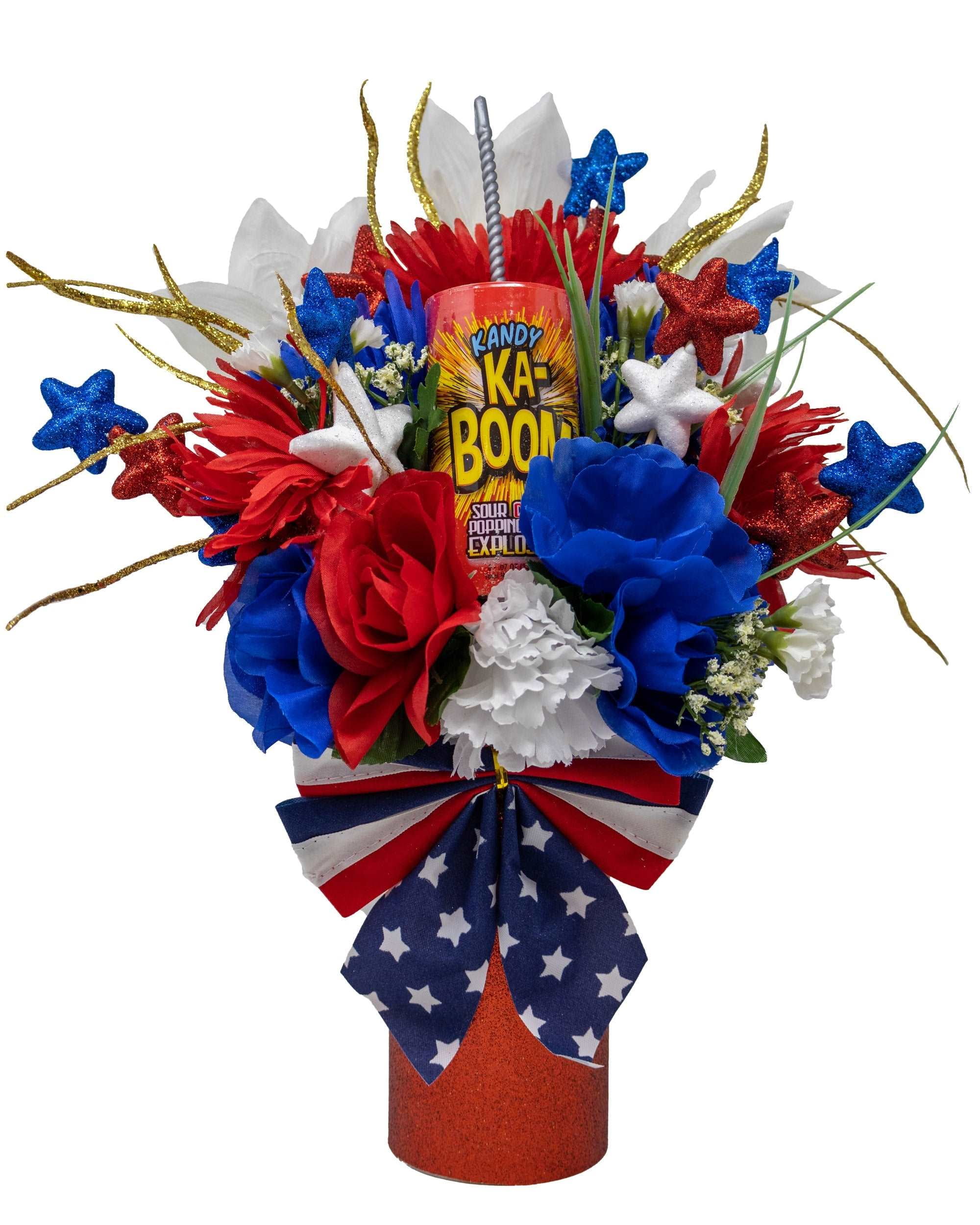 4th of July Bouquet: Red, White and Boom! | Patriotic Decor ...