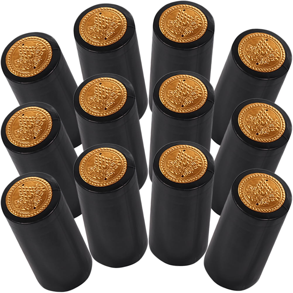 Red Wine Bottle Shrink Film 300 Pcs Seals Creative Stopper Glass ...