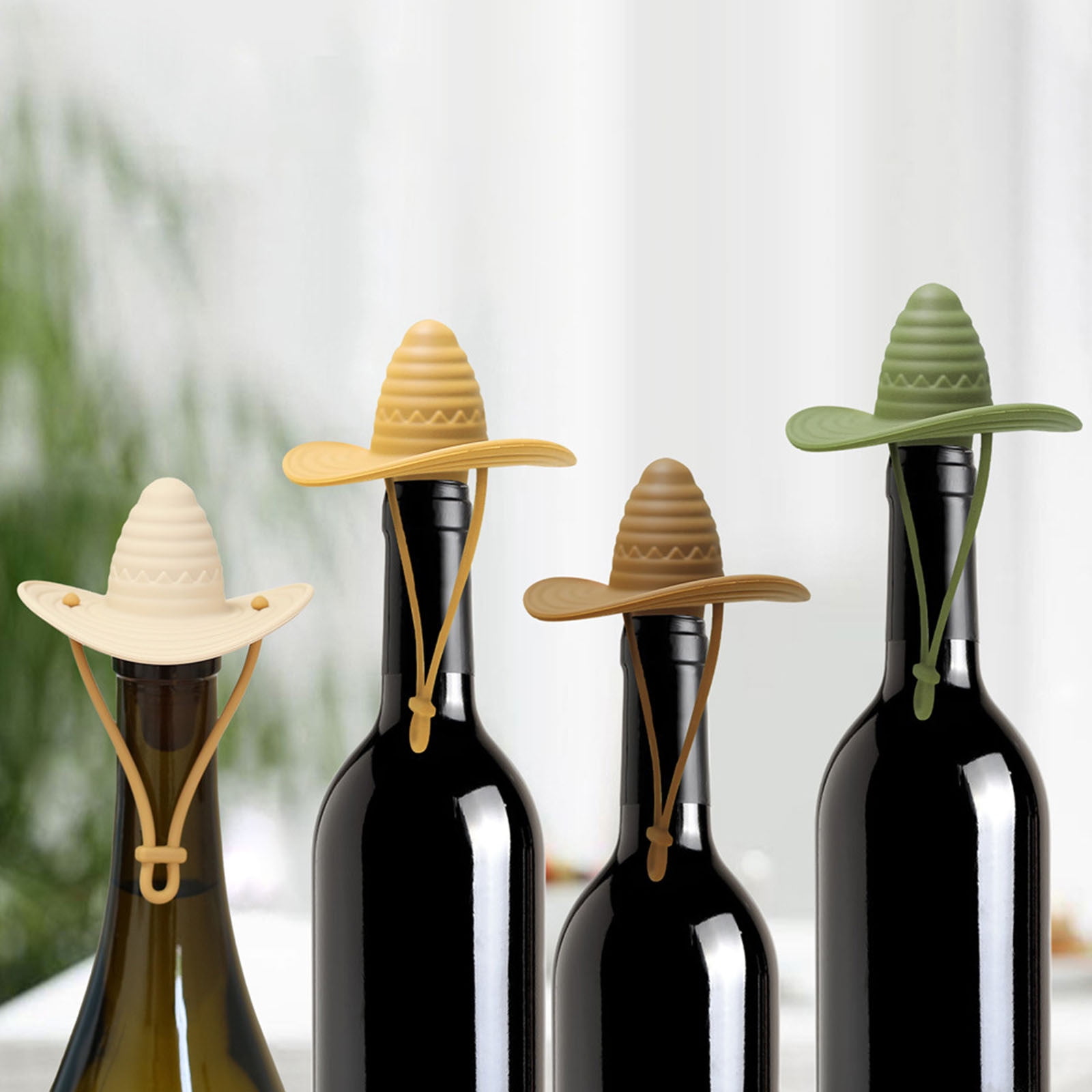 Red Wine Bottle Stoppers, Grape Caps, Preserve Taste, 3 Color Options ...