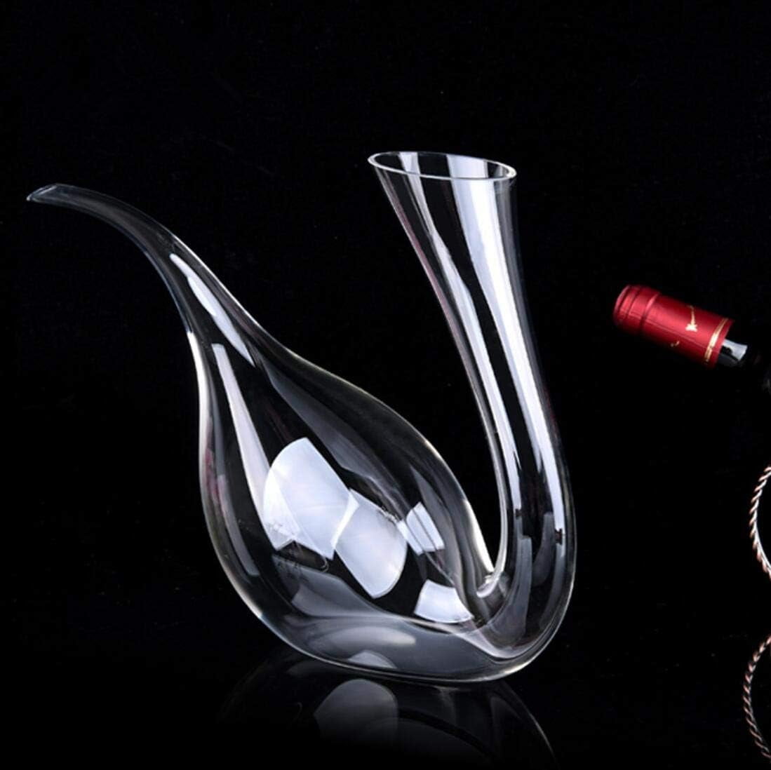 Red Wine Decanter - Hand Blown 100% Crystal Glass Wine Decanter ...