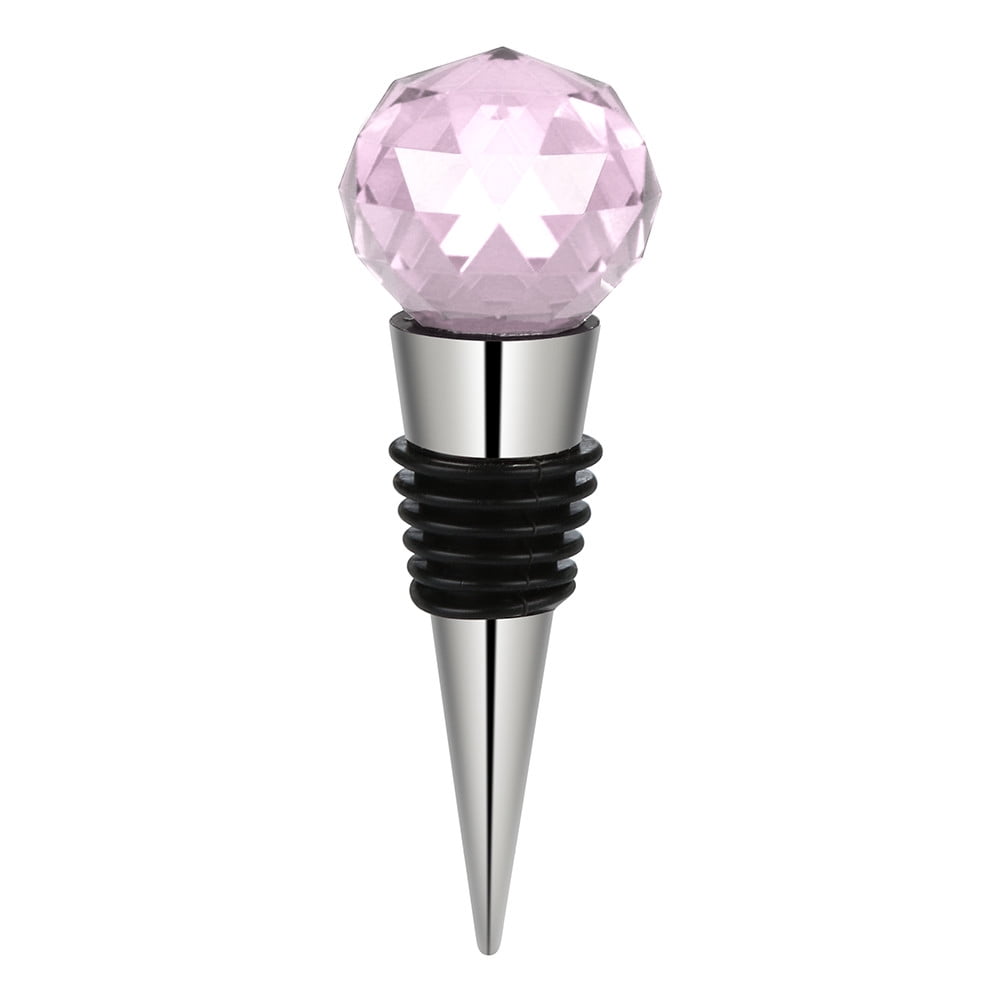 Red Wine Vacuum Stopper Diamond Stainless Steel Champagne Stopper ...