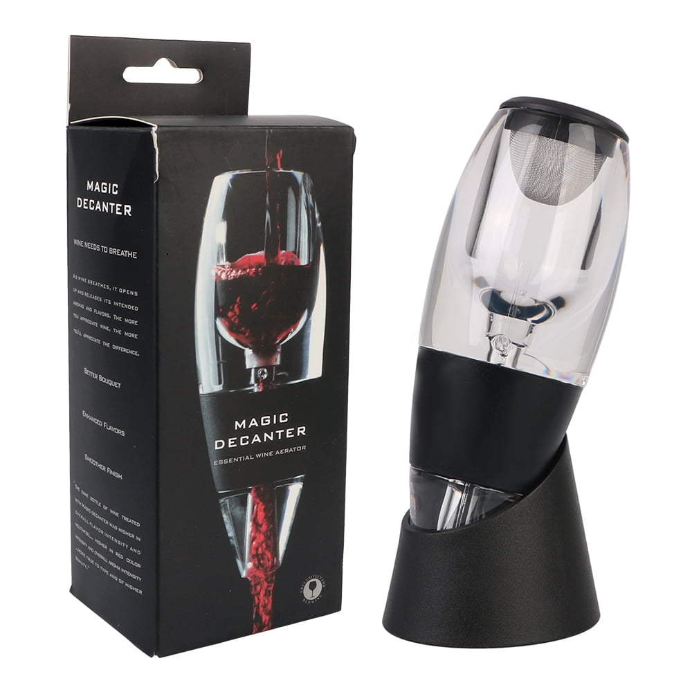 Red Wine Whisky Aerator Dispenser Quick Sobering Wine Decanter Pourer ...