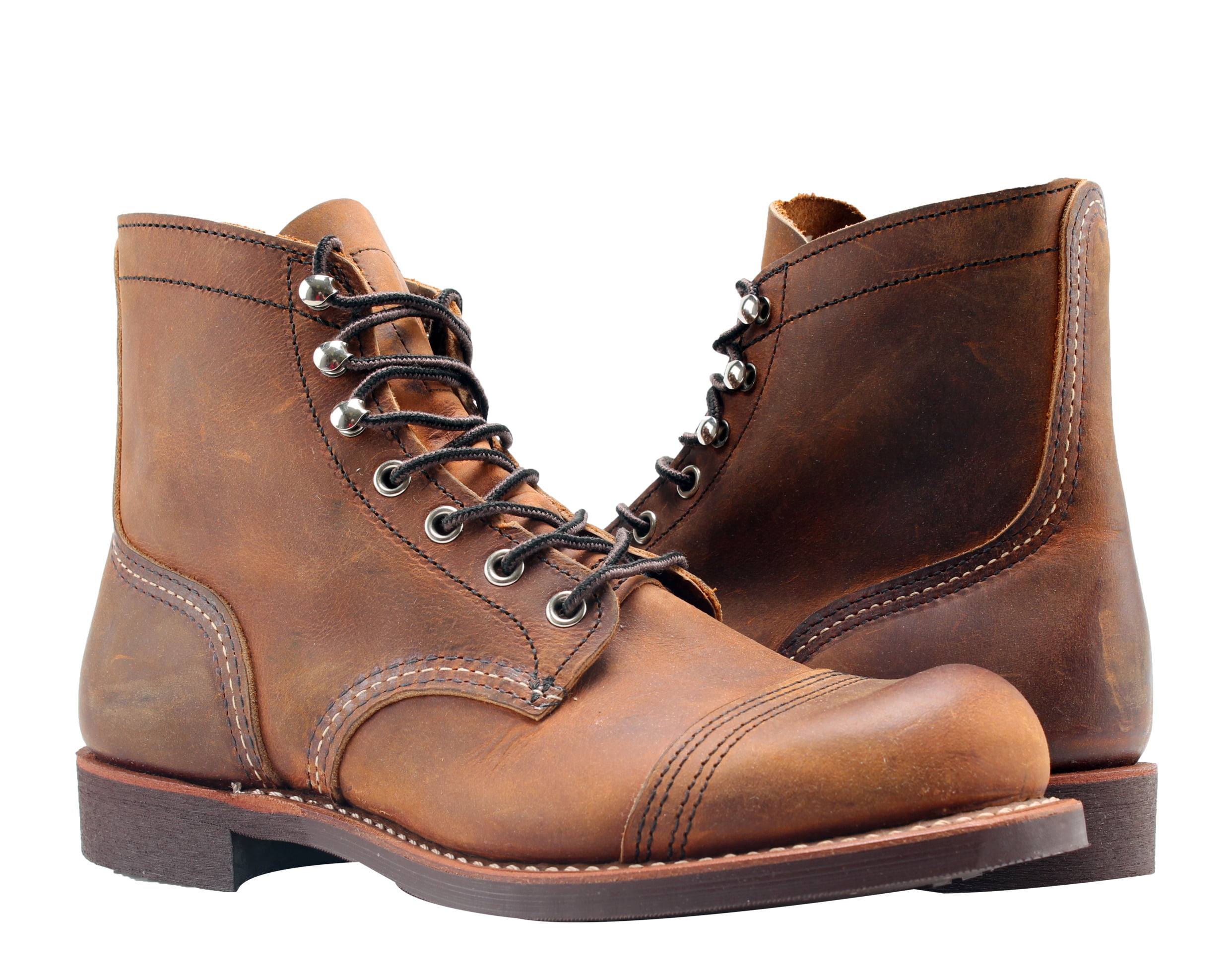 Red Wing Heritage Men's Iron Ranger Work Boot, Copper Rough and Tough ...