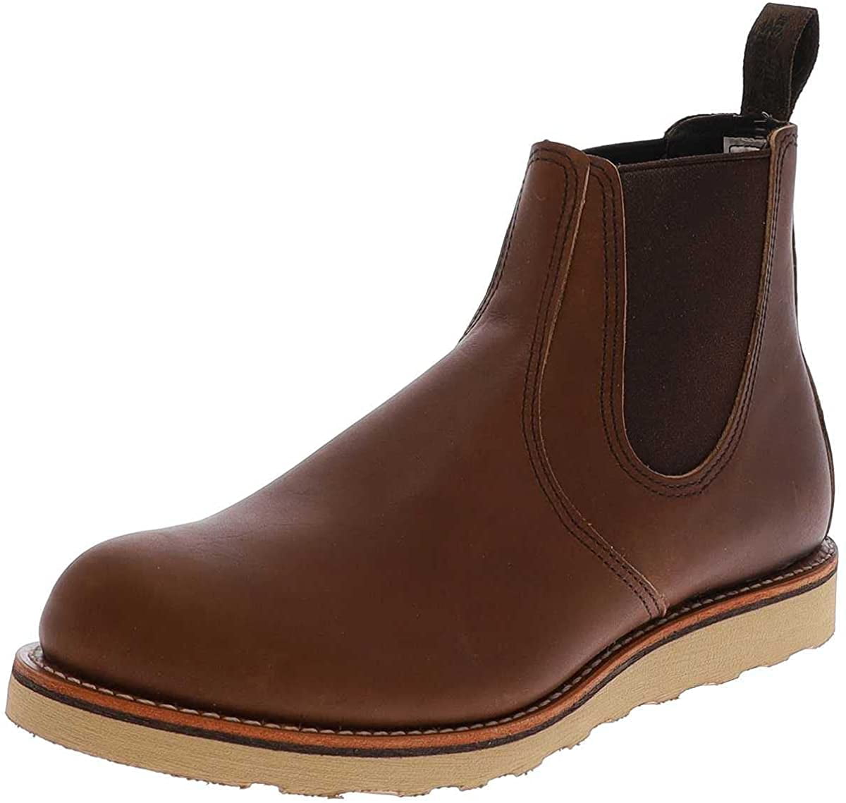 Red Wing Mens Classic Chelsea Suede Leather Boots 7 Wide Amber Harness ...