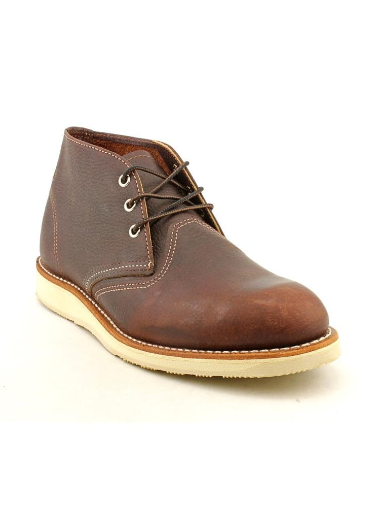 Red Wing Shoes Classic Work Chukka Men 2E Round Toe Leather Brown ...