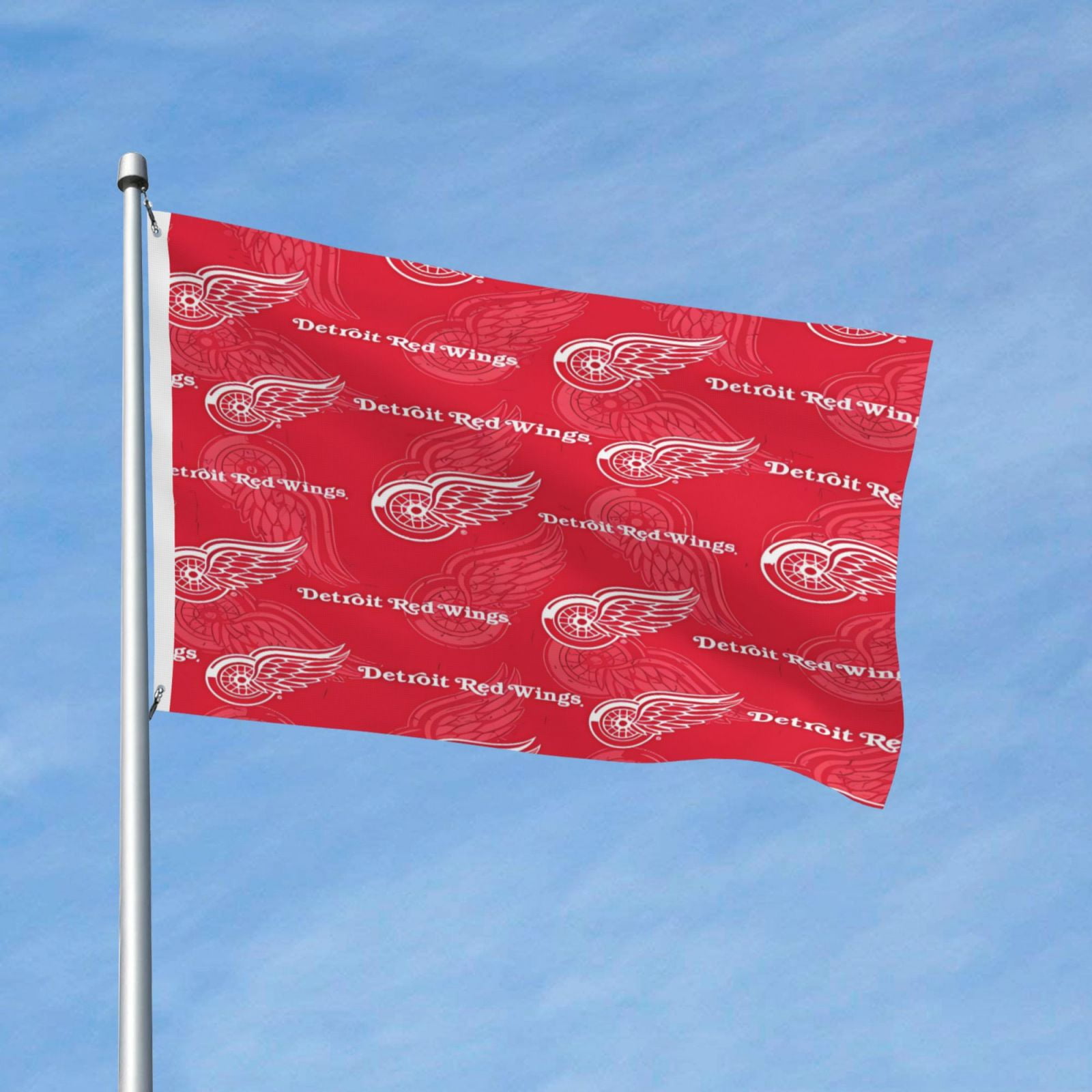Red_Wings Hockey Team Double Sided 3x5ft Outdoor Flag, Lightweight ...