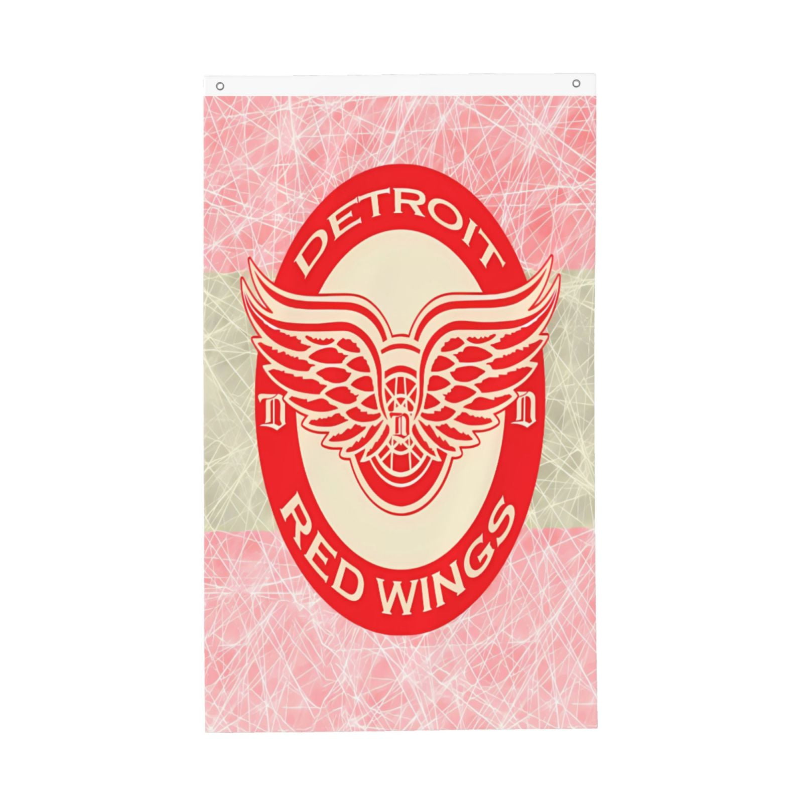 Red_Wings Ice Hockey Team 3x5ft Vertical Double Sided Polyester Flag ...