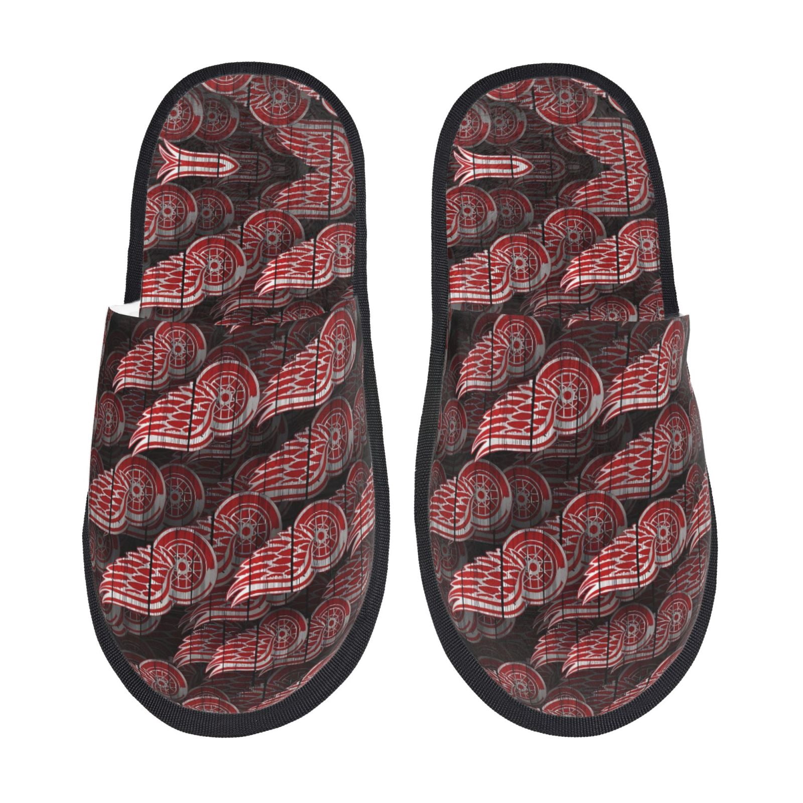 Red_Wings Ice Hockey Team Custom Refuse Season Prussian Slippers ...