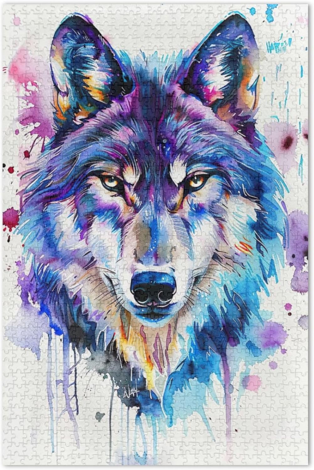 Red Wolf Versus Blue Wolf -Jigsaw Puzzles 500 Pieces for Adults ...