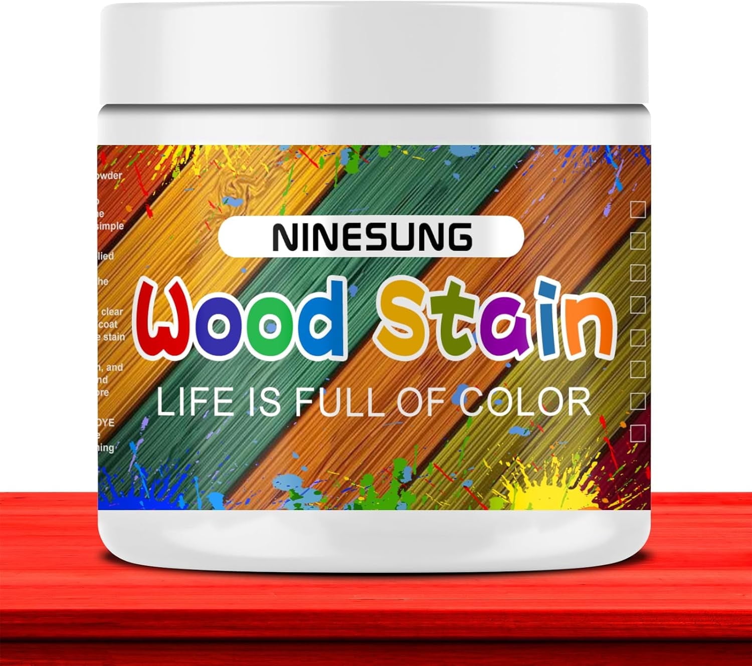 Red Wood Stain | Wood Scratch Repair | Colored Wood Stain for Indoor ...