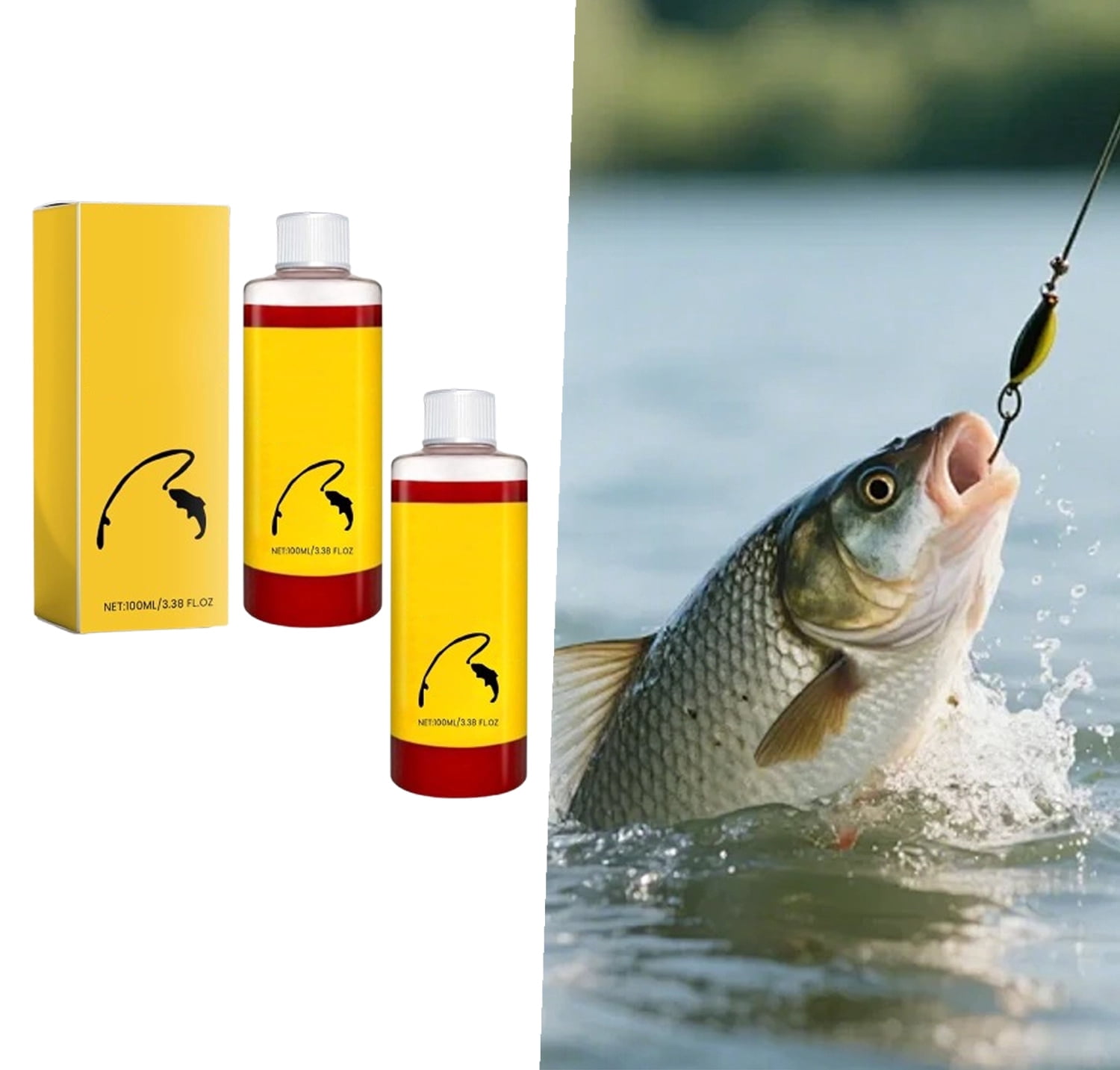 Red Worm Liquid Spray, Concentrated Fish Attractant Liquid, Fishing ...