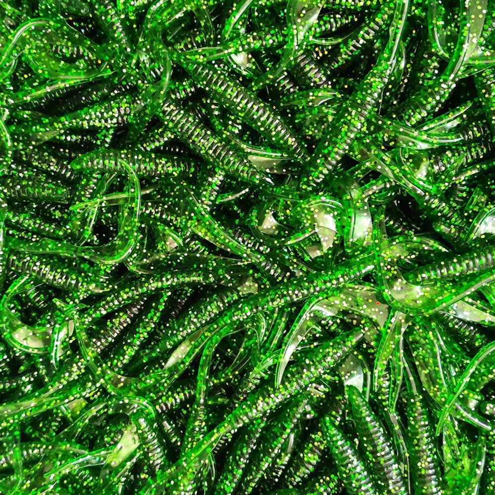 Red Worm Lure Silica Fishy Artificial Red Worm Earthworm Bait ...