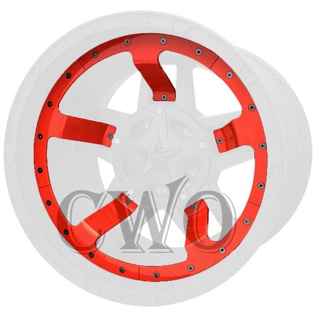 Red XD Series XD827 Rockstar 3 Mid Spoke Insert For 17x9 Wheel ...