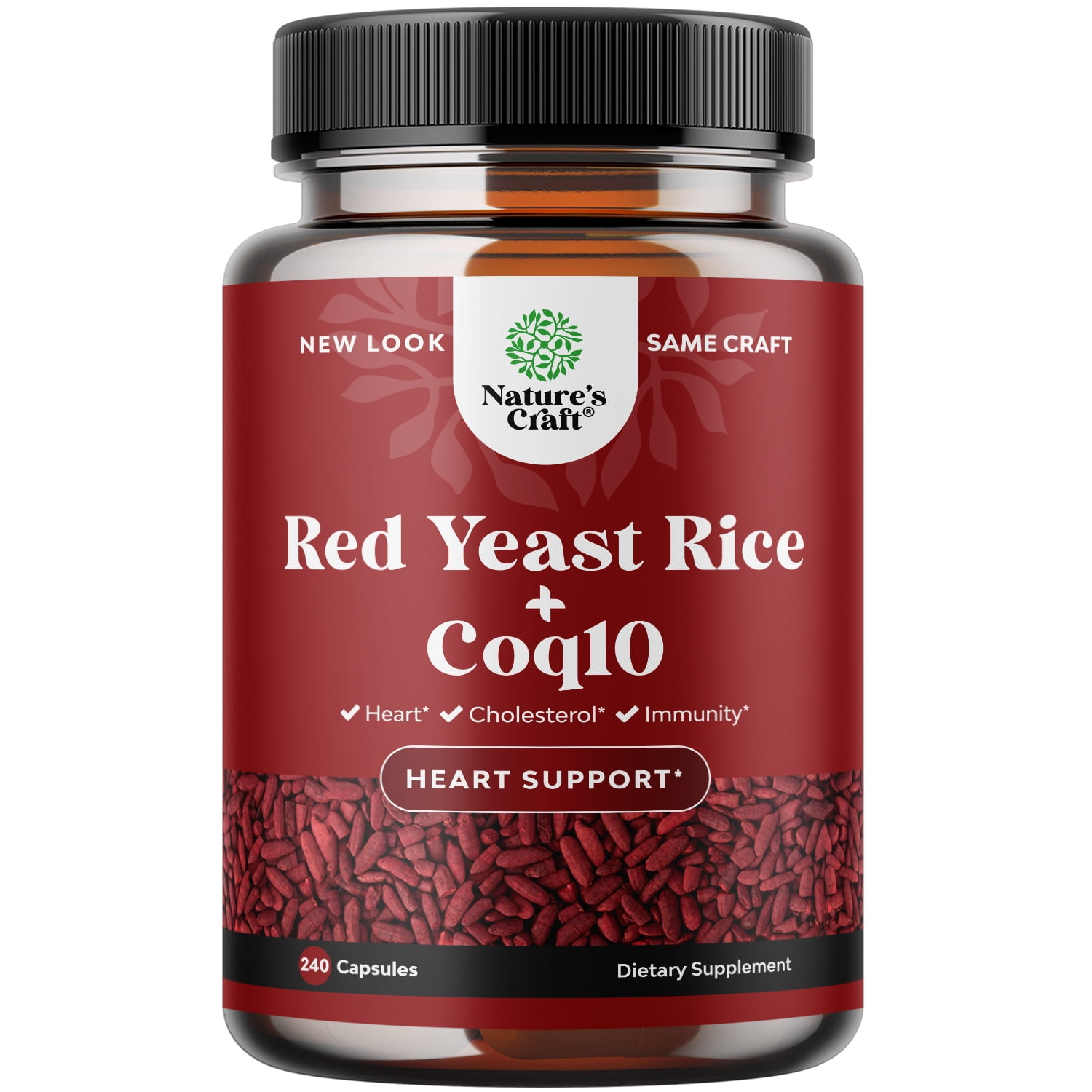 Red Yeast Rice Supplement for High Cholesterol - Extra Strength ...