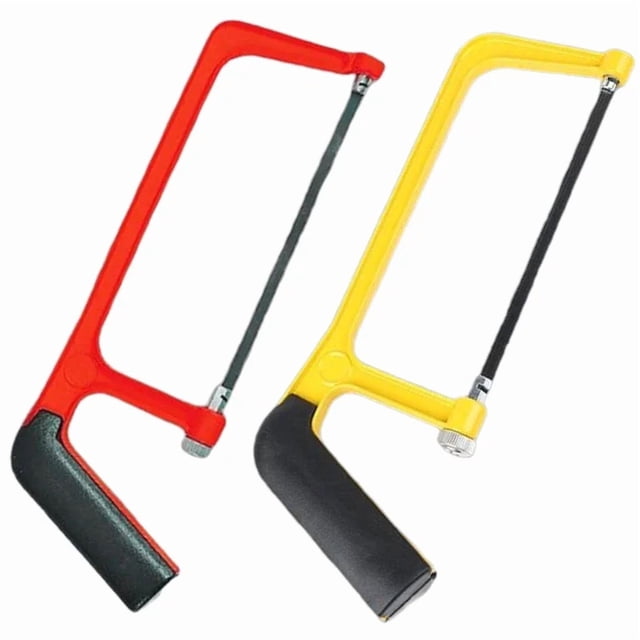 Red/Yellow 6 Inch Mini Hacksaw Portable Small Hand Saw Household Steel ...