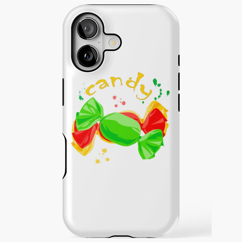 Red Yellow Green Candy Funny Cute Sweet Treat Cartoon Illustration ...