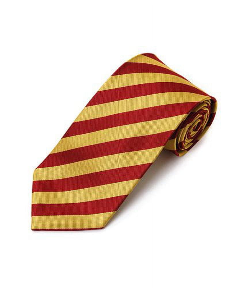 Red & Yellow School College Tie Woven Stripe Tie , 57" X 3 1/2" Regular ...