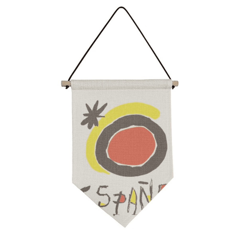 Red Yellow Sunshine Espanol Canvas Flag Hanging Wall Art Decor Banner ...