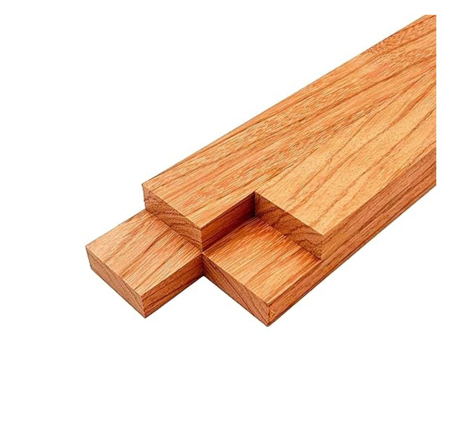 Red Zebrawood Lumber Board - 3/4" x 2" (4 Pcs) (3/4" x 2" x 24 ...