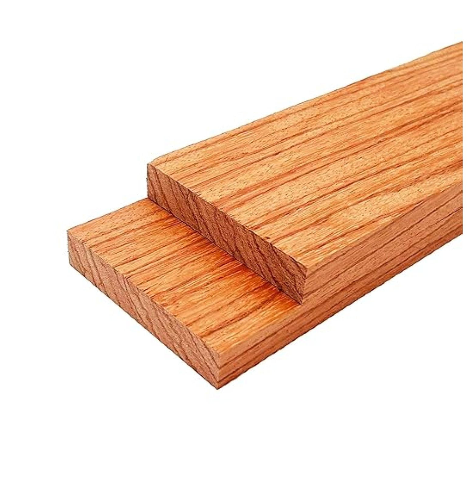 Red Zebrawood Lumber Board - 3/4" x 4" (2 Pcs) (3/4" x 4" x ...