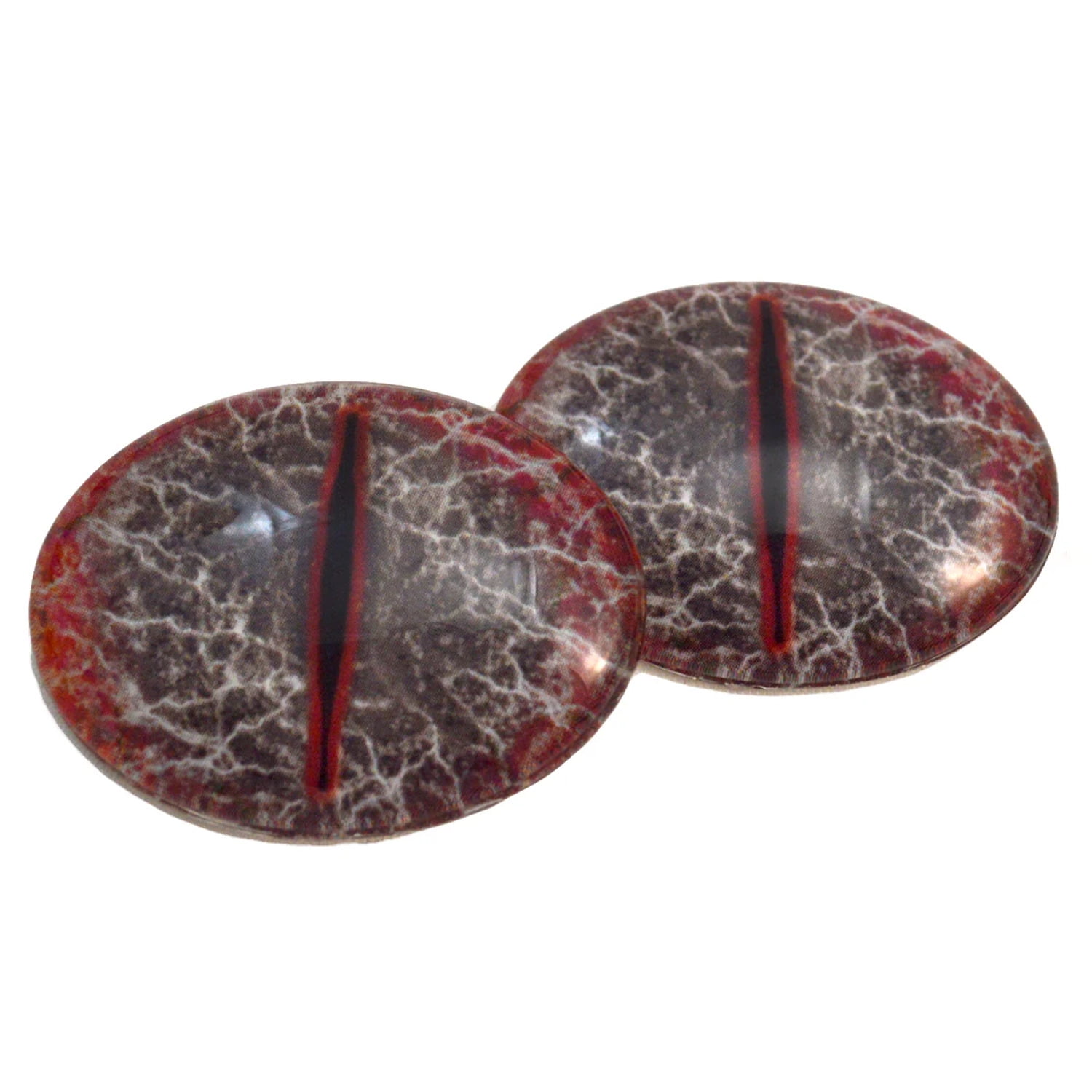 Red and Black Dragon Inspired Oval Glass Eyes - Walmart.com