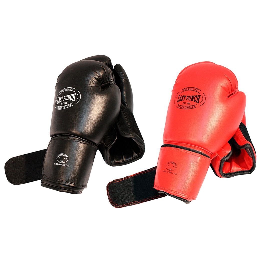 Red and Black Pair of Pro Boxing Glove For Professional Boxers New ...