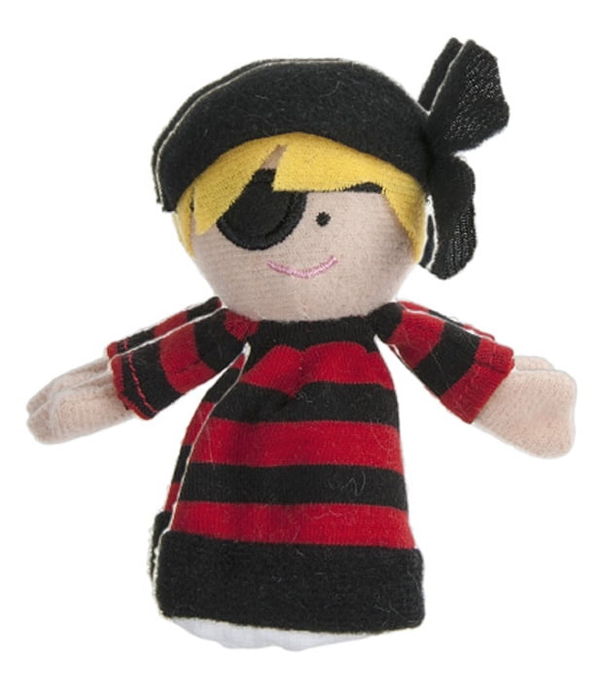 Red and Black Striped Pirate Finger Puppet - By Ganz - Walmart.com