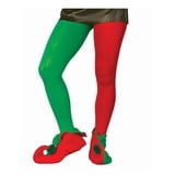 Red and Green Elf Tights Adult - Walmart.com