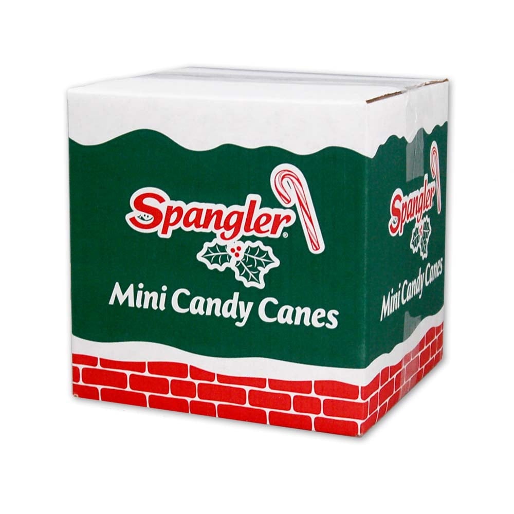 Spangler Mini Candy Canes in Peppermint Flavor, Red and White, Bulk 500 ...