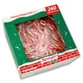 Red and White Peppermint Flavor Mini Candy Canes 240 Count Box ...
