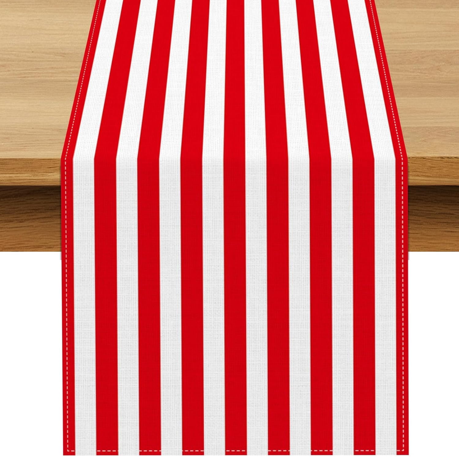 Red and White Striped Table Runner Circus Carnival Theme Party ...