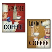 Le Chef; Classy, Vintage French Chef Set; Four 8X10 Poster Prints ...