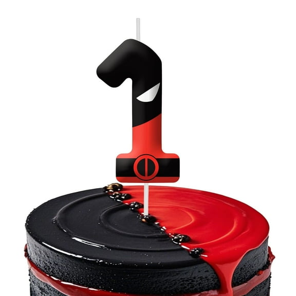 52-Year-Old Track-Shaped Birthday Candles In Black And Red, 3D Design ...