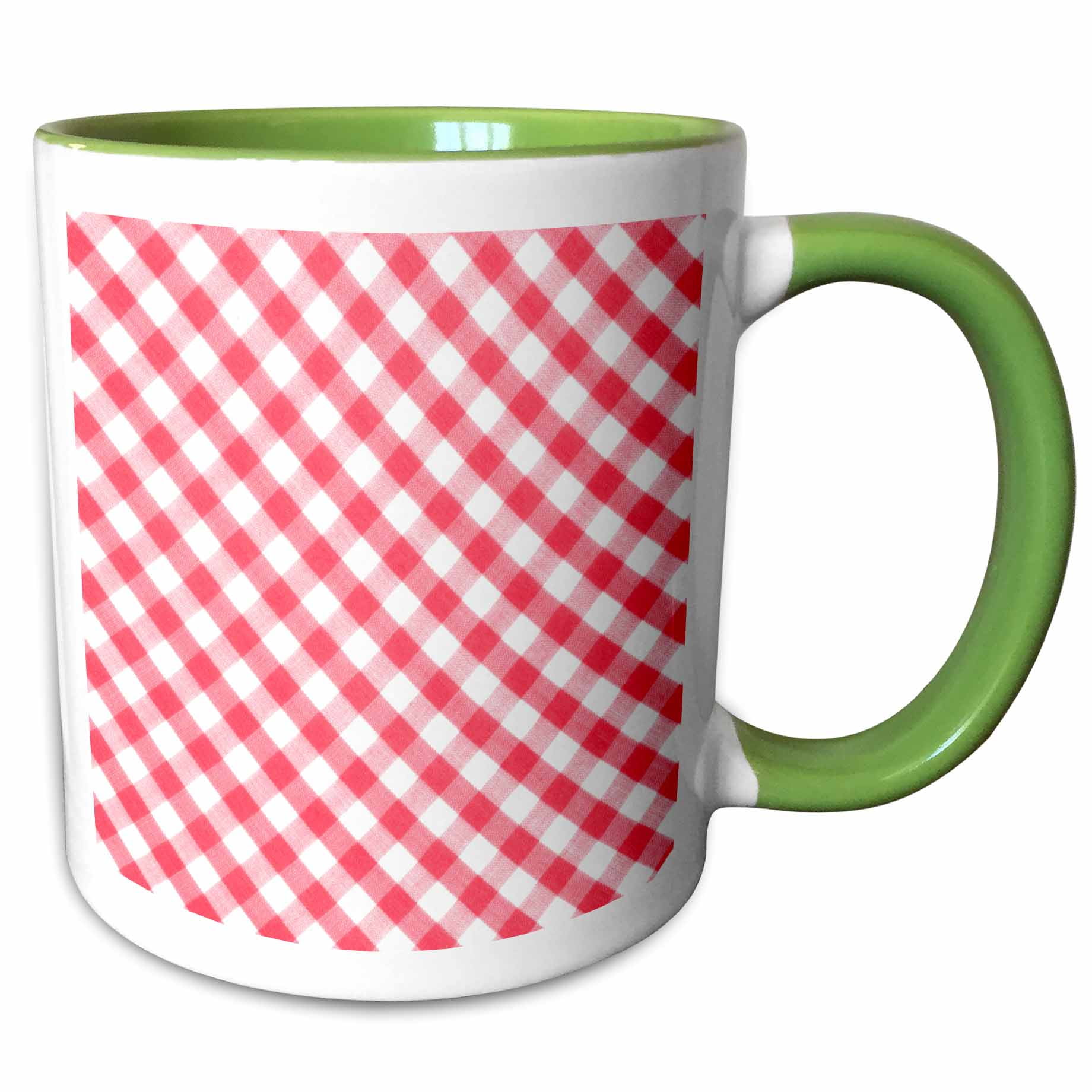 Red and white Gingham pattern diagonal checkered checks rustic retro ...