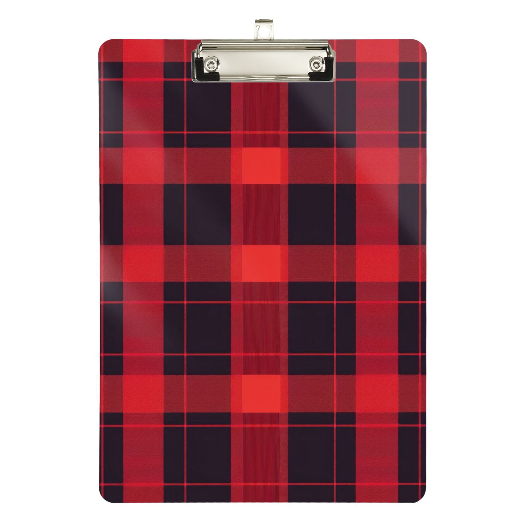 Red-black Plaid Acrylic Clipboard Drawing Board Clipboard with Hook A4 ...