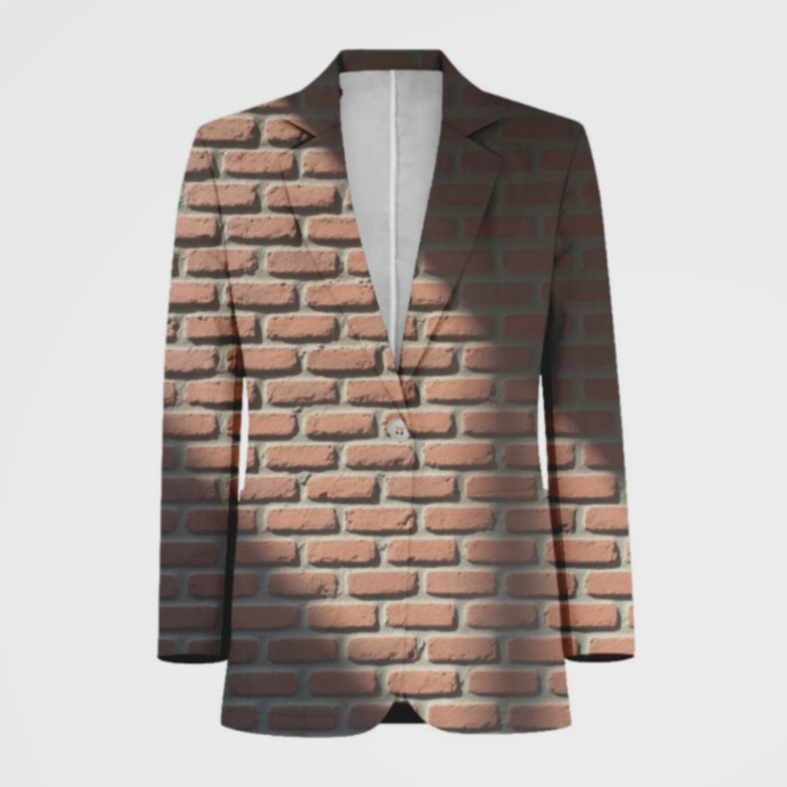 Red brick wall, Brick Stone wall-01 Men Blazers Slim Clothing Summer ...