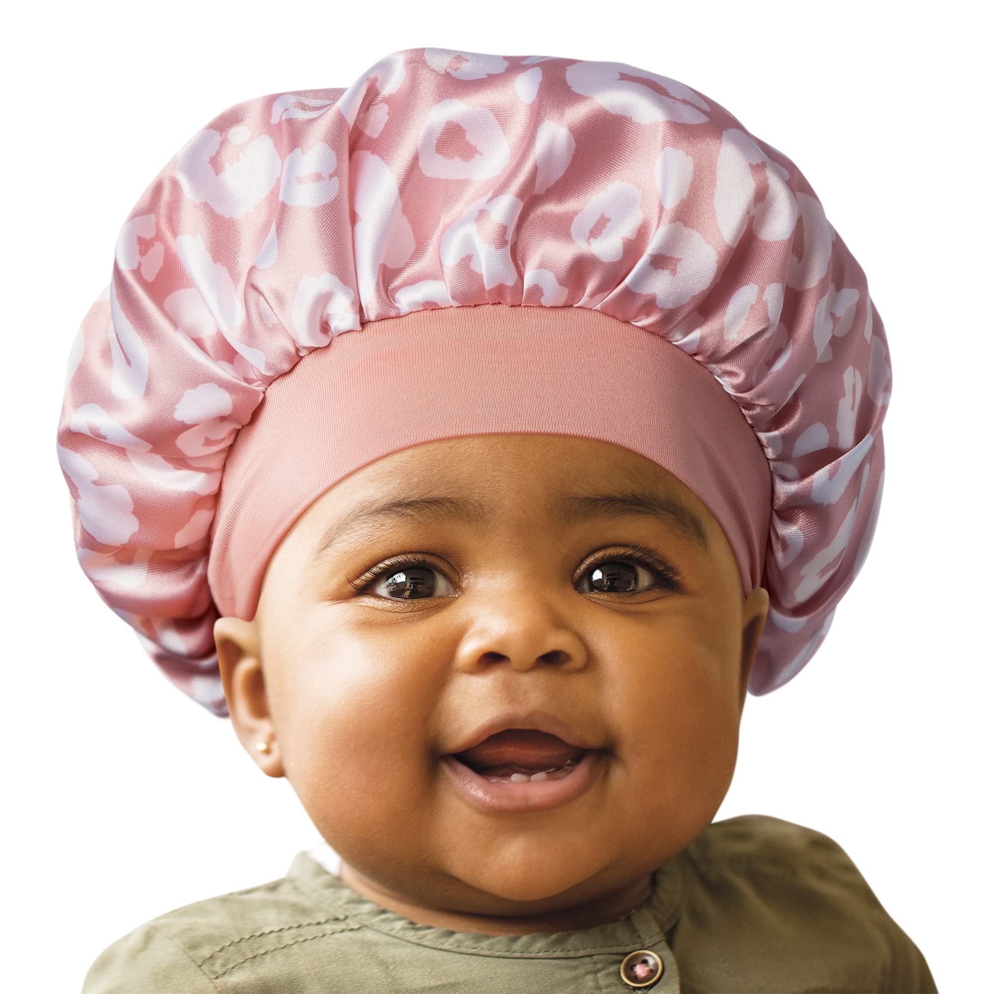 Red by Kiss Baby Satin Bonnet Sleep Cap for Infants,Soft, Stretchy, and ...