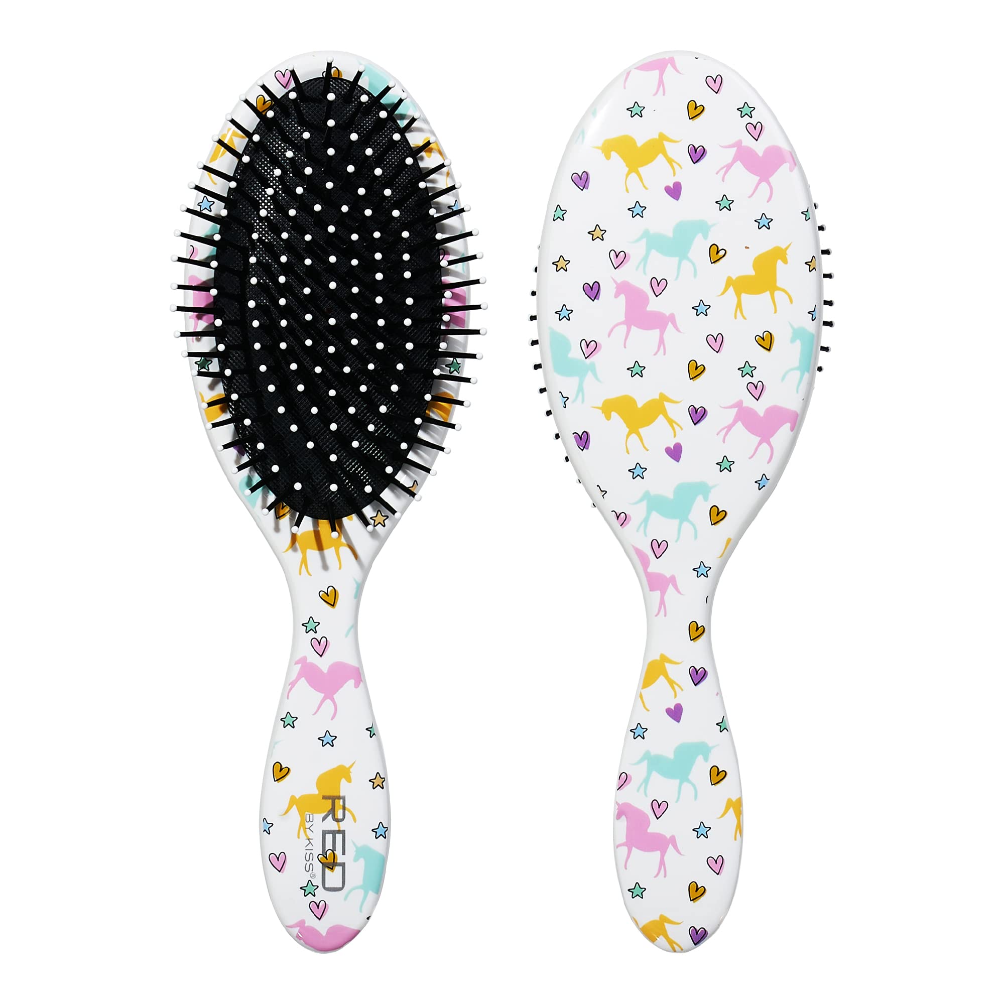 Red by Kiss Detangling Hair Brush Glides Through Tangles With Ease For ...