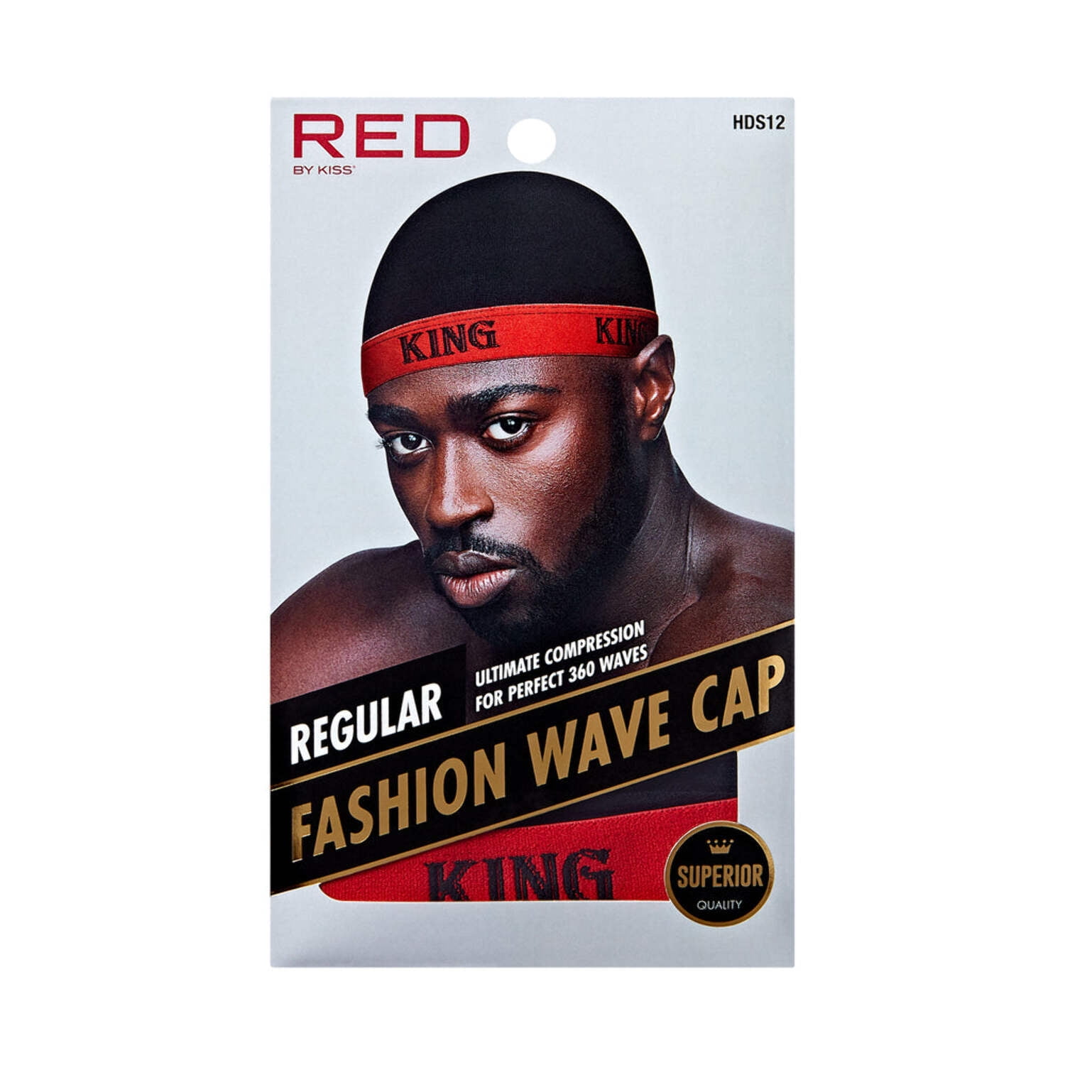 Red by Kiss Fashion Wave Cap, Regular Size, Ultra-Stretch Fit, Durable ...