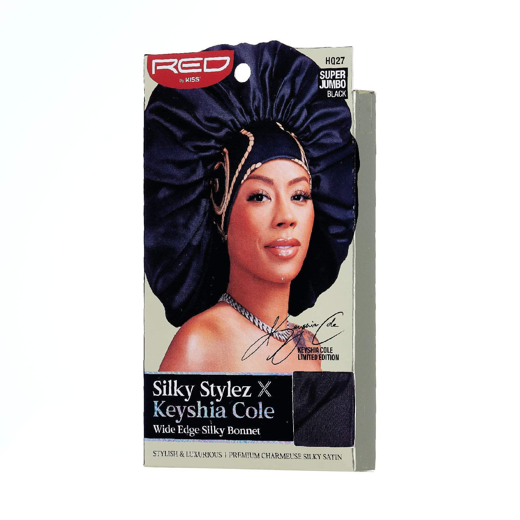 Red by Kiss Silky Stylez X Keyshia Cole Wide Edge Silky Bonnet Super ...