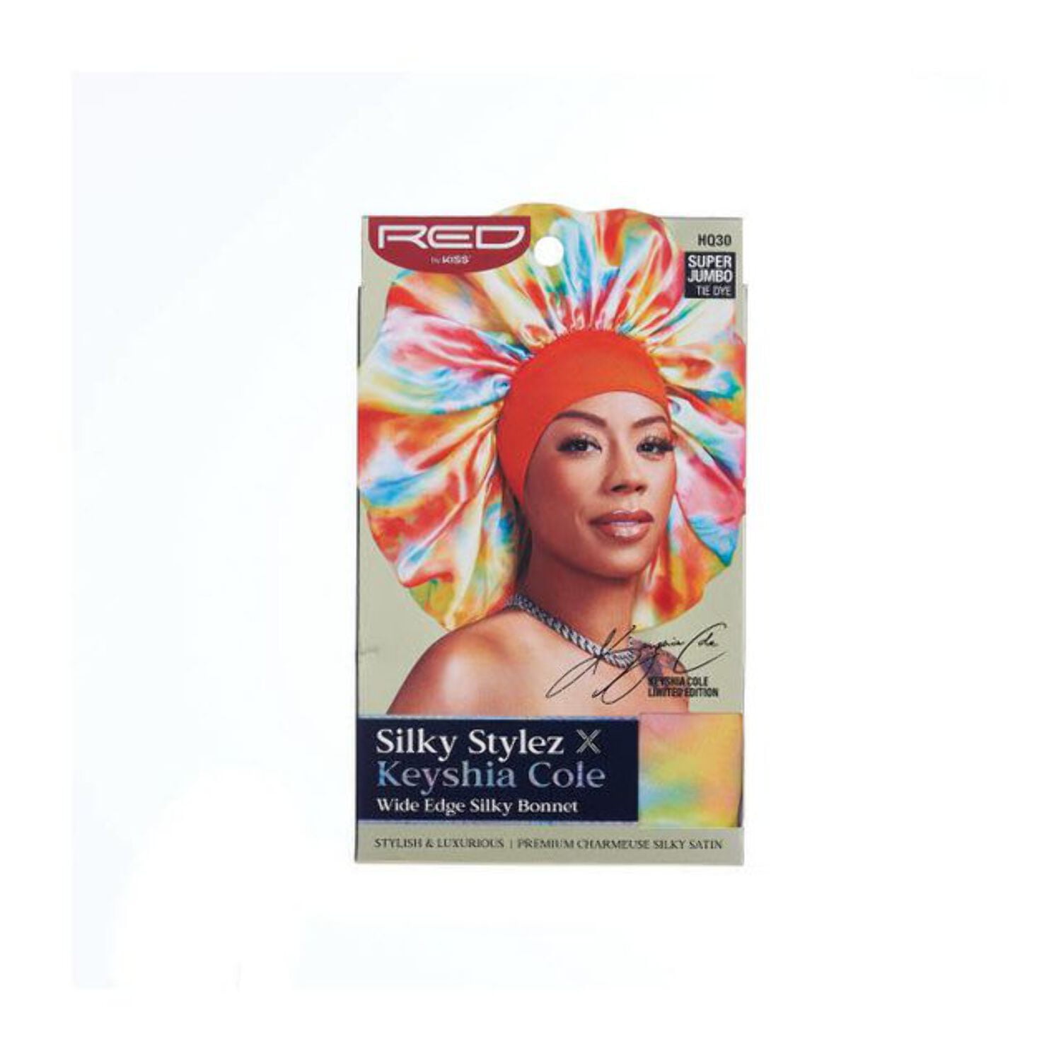 Red by Kiss Silky Stylez X Keyshia Cole Wide Edge Silky Bonnet Super ...