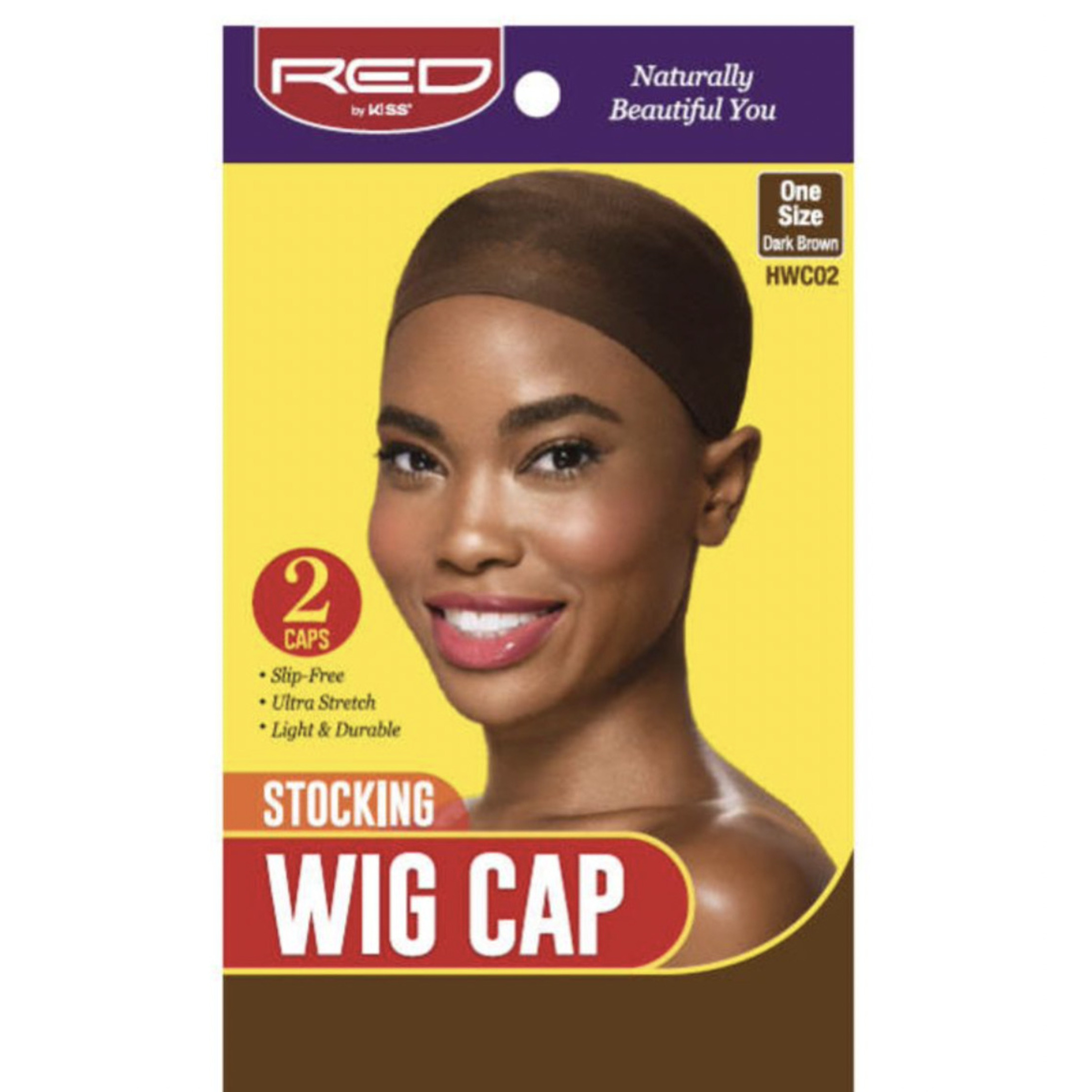 Red by Kiss Stocking Wig Cap 2 Piece Dark Brown #HWC02 - Walmart.com