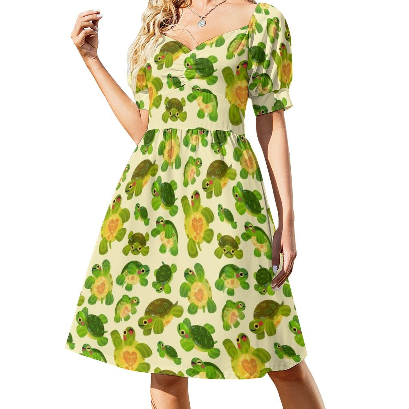 Red-eared slider Sleeveless Dress long sleeve dress dresses for woman ...