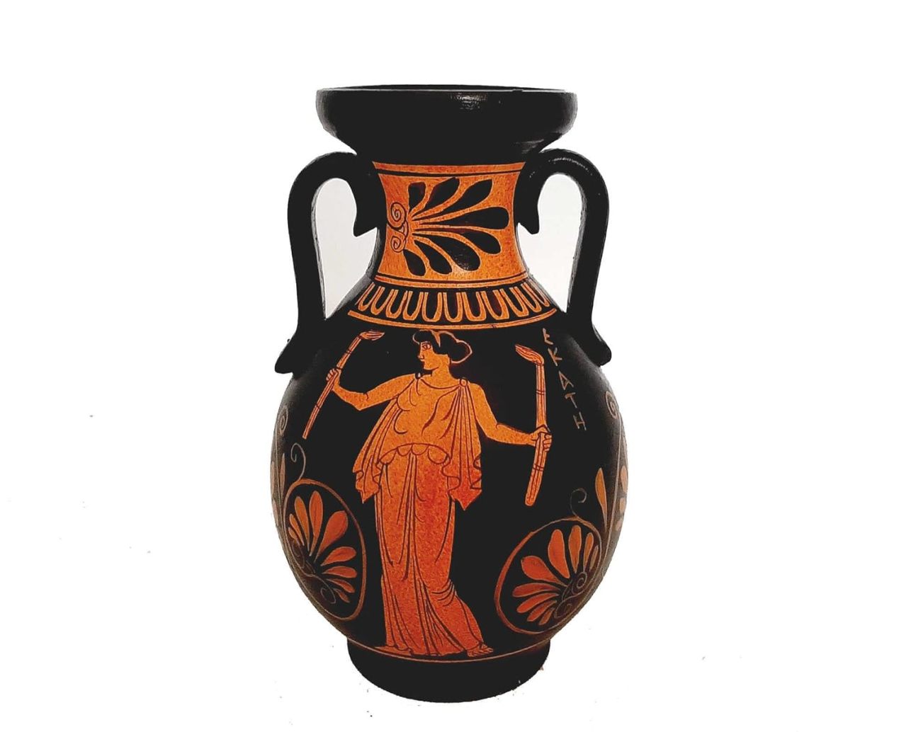 Red figure Potery Vase 17cm,Hecate and Goddess Artemis - Walmart.com