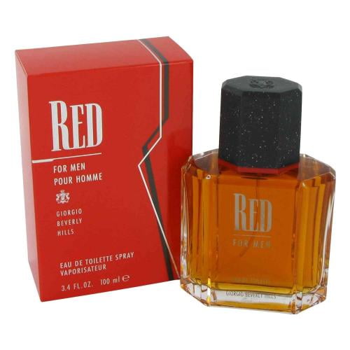 Giorgio Beverly Hills Red Perfume for Men, 3.4 Oz EDT SP Fragrance Gift ...