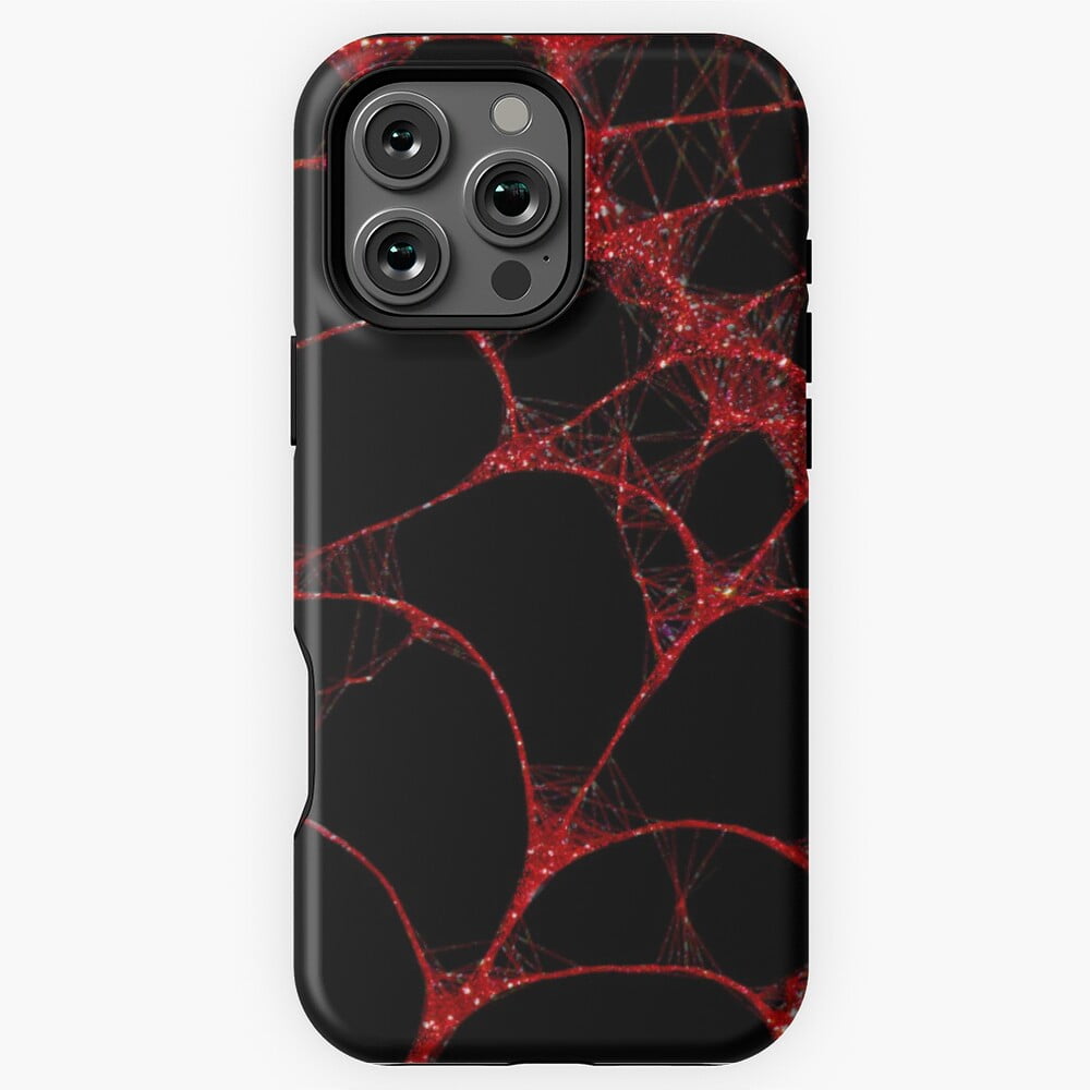 Red glitter spider web burlesque gothic glam glitter Phone Case for ...