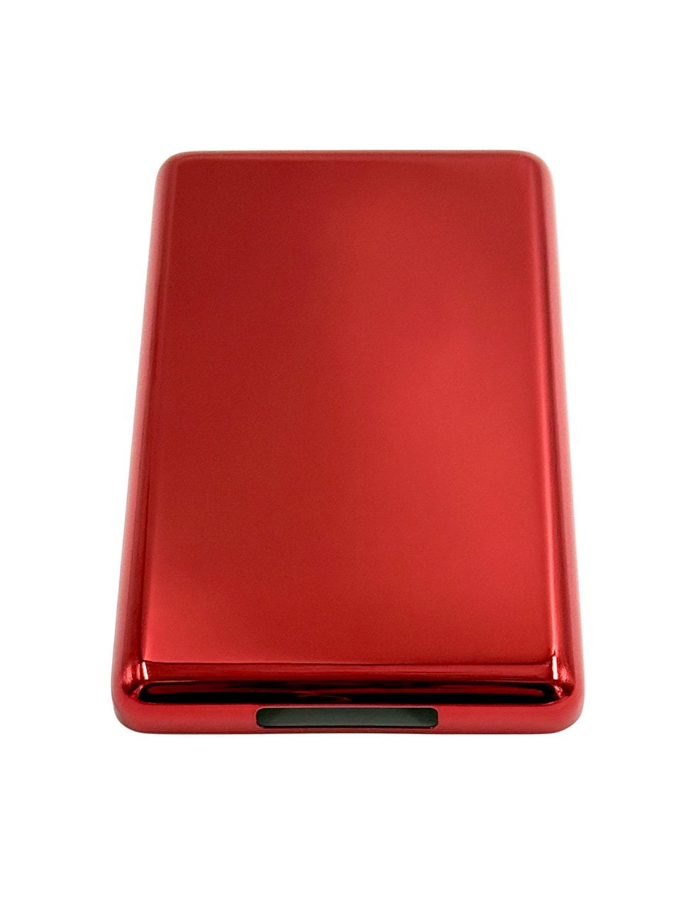 Red iPod Classic 5th 6th 7th Thick Back Bottom Rear Metal Chrome Blank ...