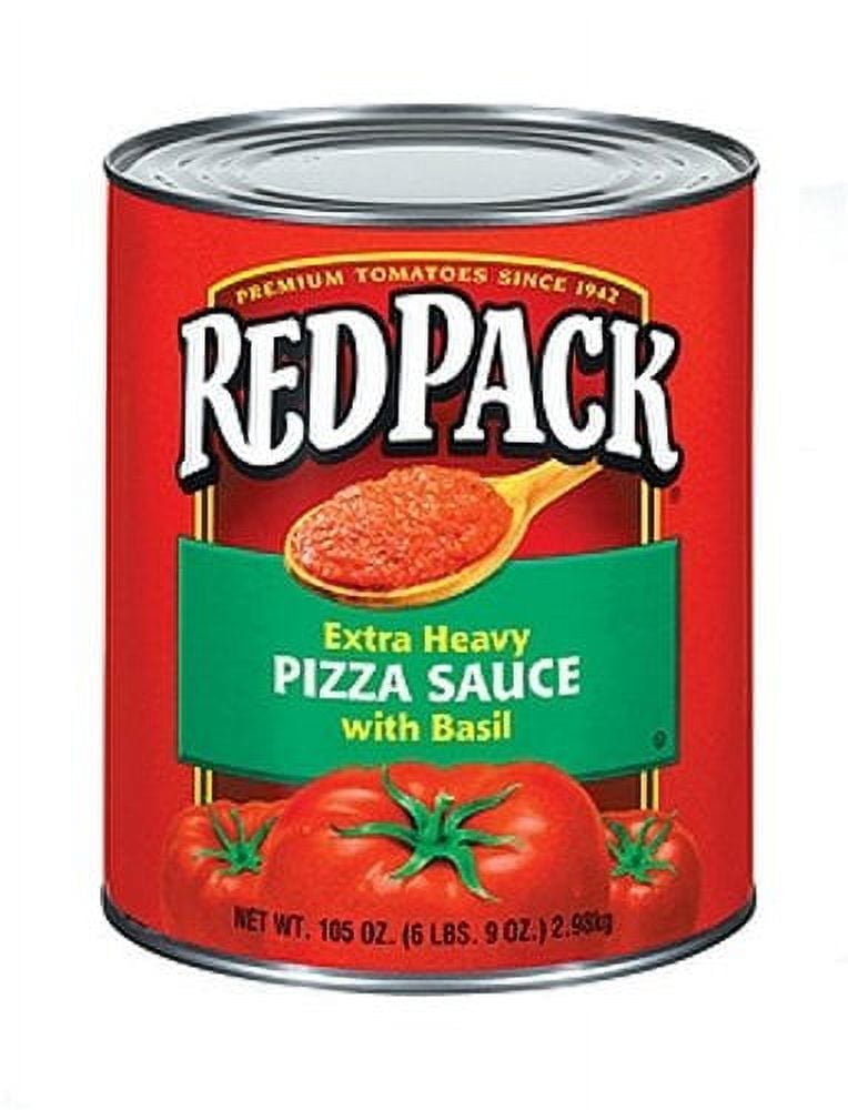 Red pack Pizza Sauce with Basil #10 1 pack - Walmart.com