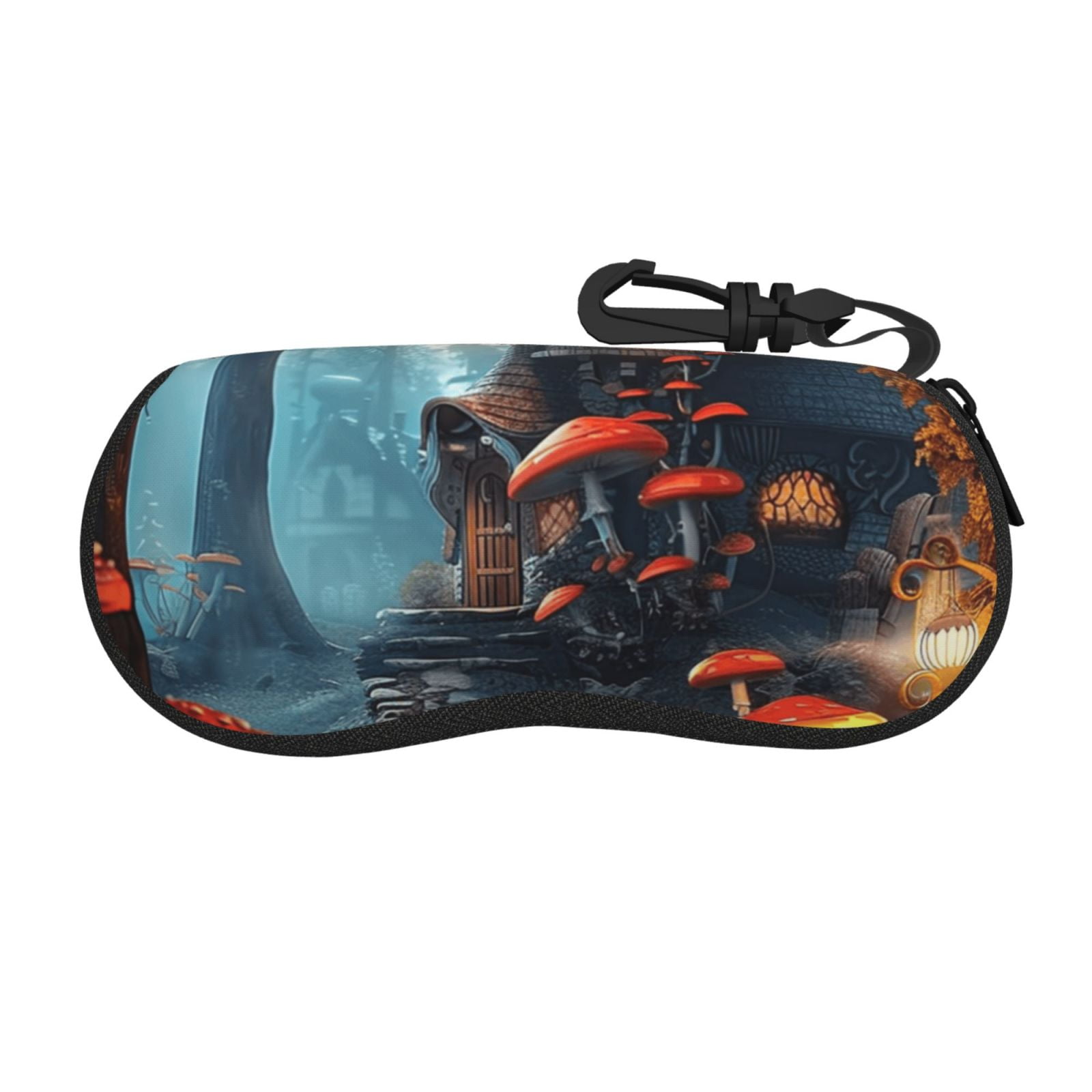 Red plant architecture Glasses Soft Case With Carabiner, Ultra Light ...