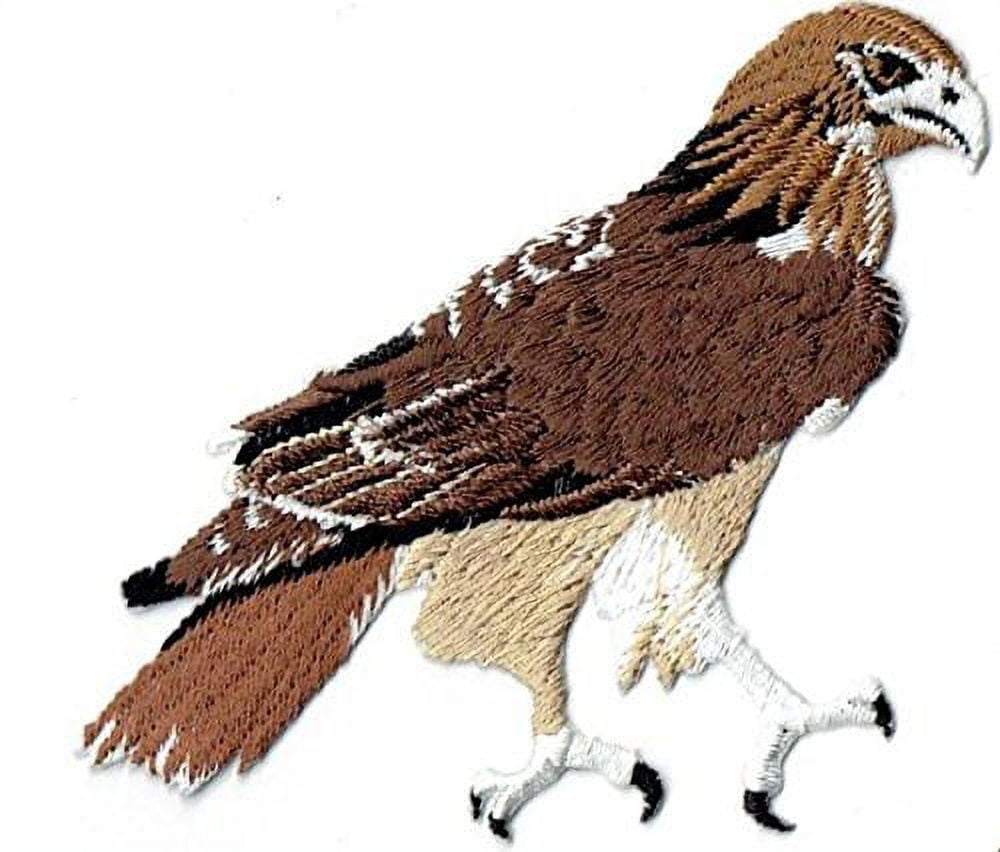 Red-tailed Hawk - Bird/Animals - Iron on Applique/Embroidered Patch ...